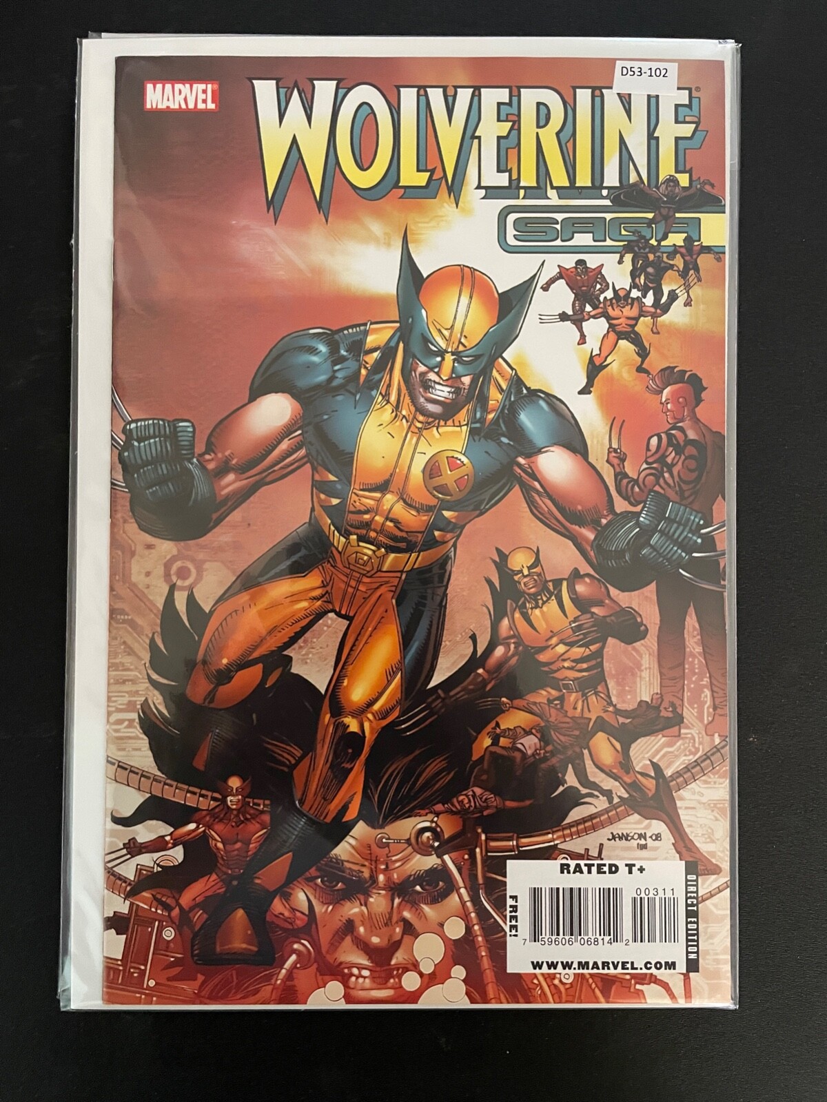 Wolverine Saga Higher Grade Marvel Comic Book D53-102 | eBay