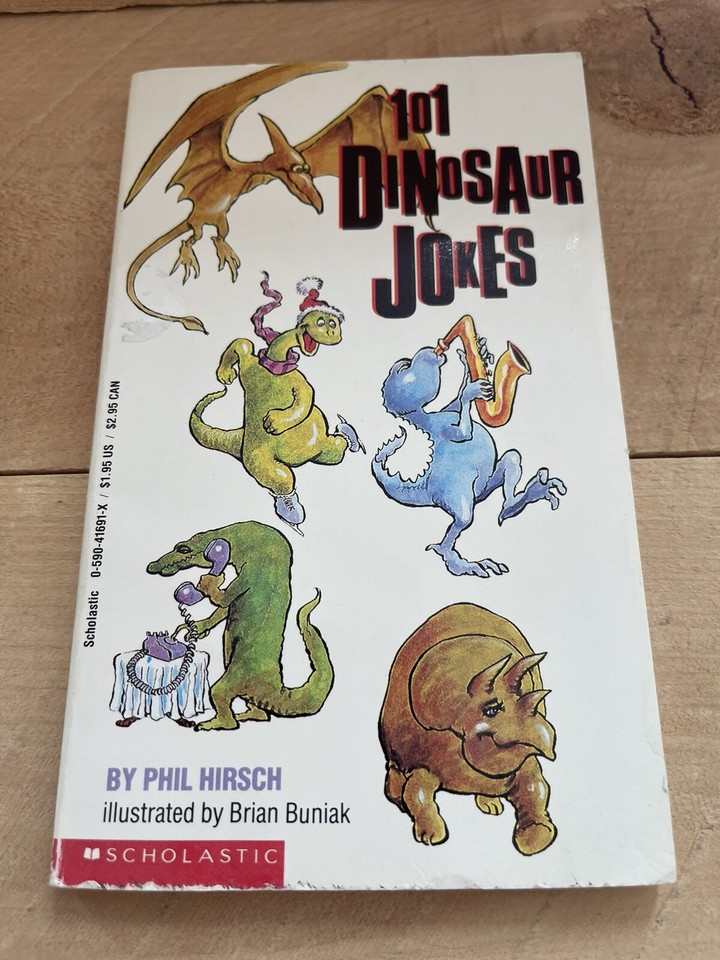 Scholastic Books Lot Of 2 A Dinosaur Named Sue 1999 101 Dinosaur Jokes ...