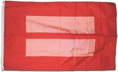 Red Equal Rights Flag 3x5 ft Equals Sign LGBTQ Equality Same Sex ...