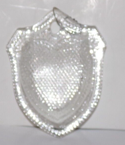 EAPG TRILBY Clear Glass Match Safe Wall Pocket Striker by US Glass Co ...