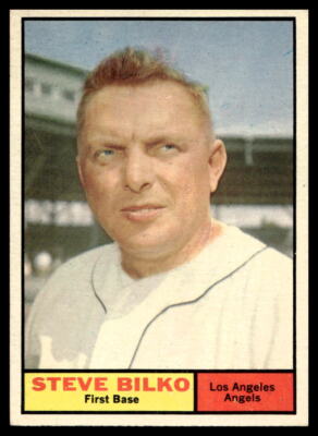 1961 Topps #184 Steve Bilko Los Angeles Angels NM-MT | eBay