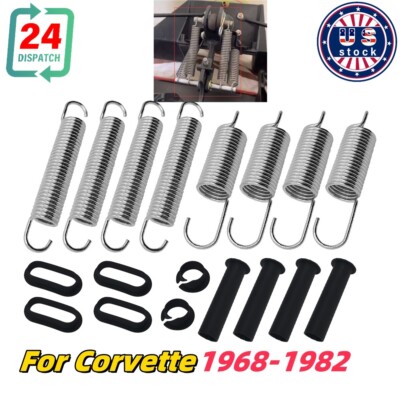 Headlight Spring &Bushing Full Kit C3 2 Headlights For 68-1982 Corvette ...