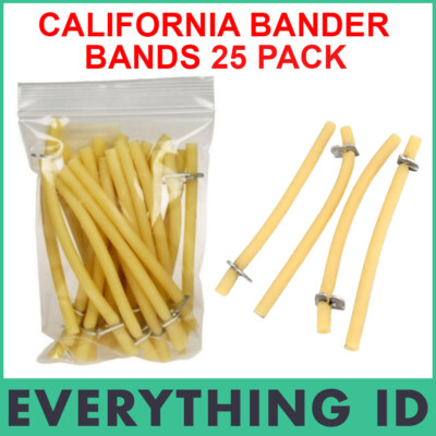 CALIFORNIA BANDER CASTRATOR ELASTIC BANDS CASTRATE BULLS CATTLE COW ...