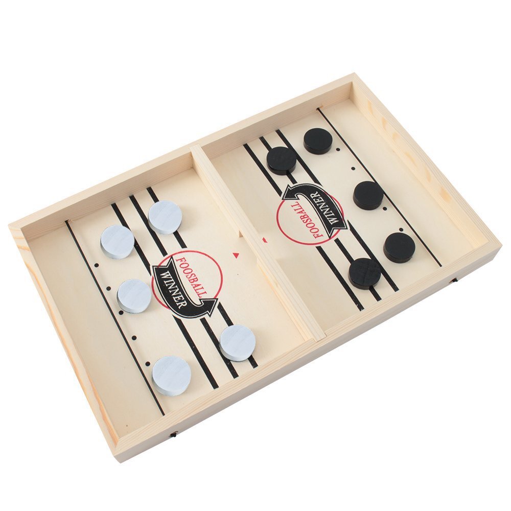 Wooden Hockey Game Table Game Family Fun Game for Kids Children V$ | eBay