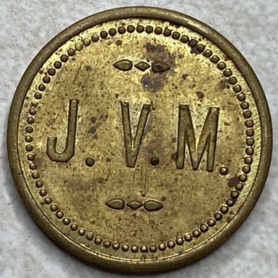 J. V. M. Pinball Jukebox Game Arcade Trade Token T3387 | eBay