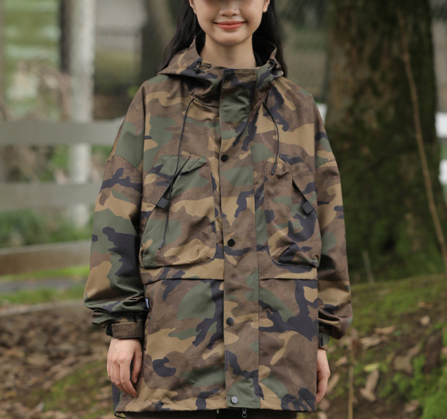 Men Camouflage Jacket Parka Army Pullover Pocket Coat Hooded Tops | eBay