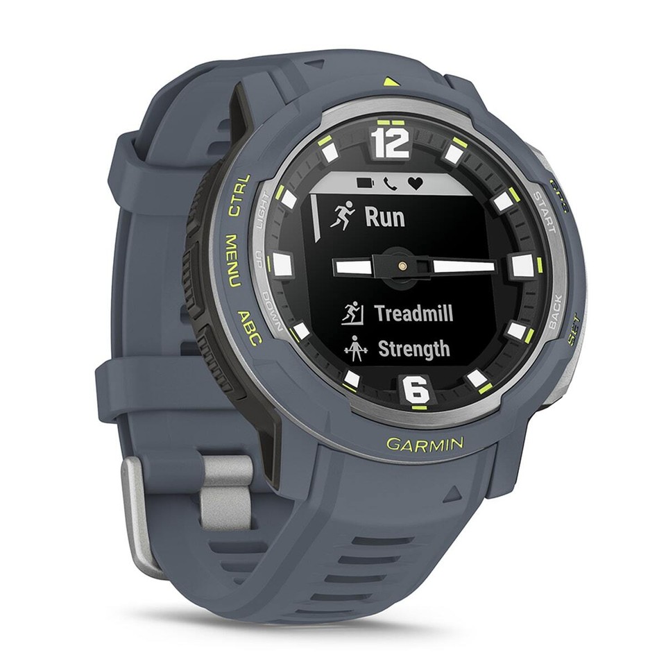 Garmin Instinct Crossover Rugged Hybrid Smartwatch, AMOLED, Solar or ...