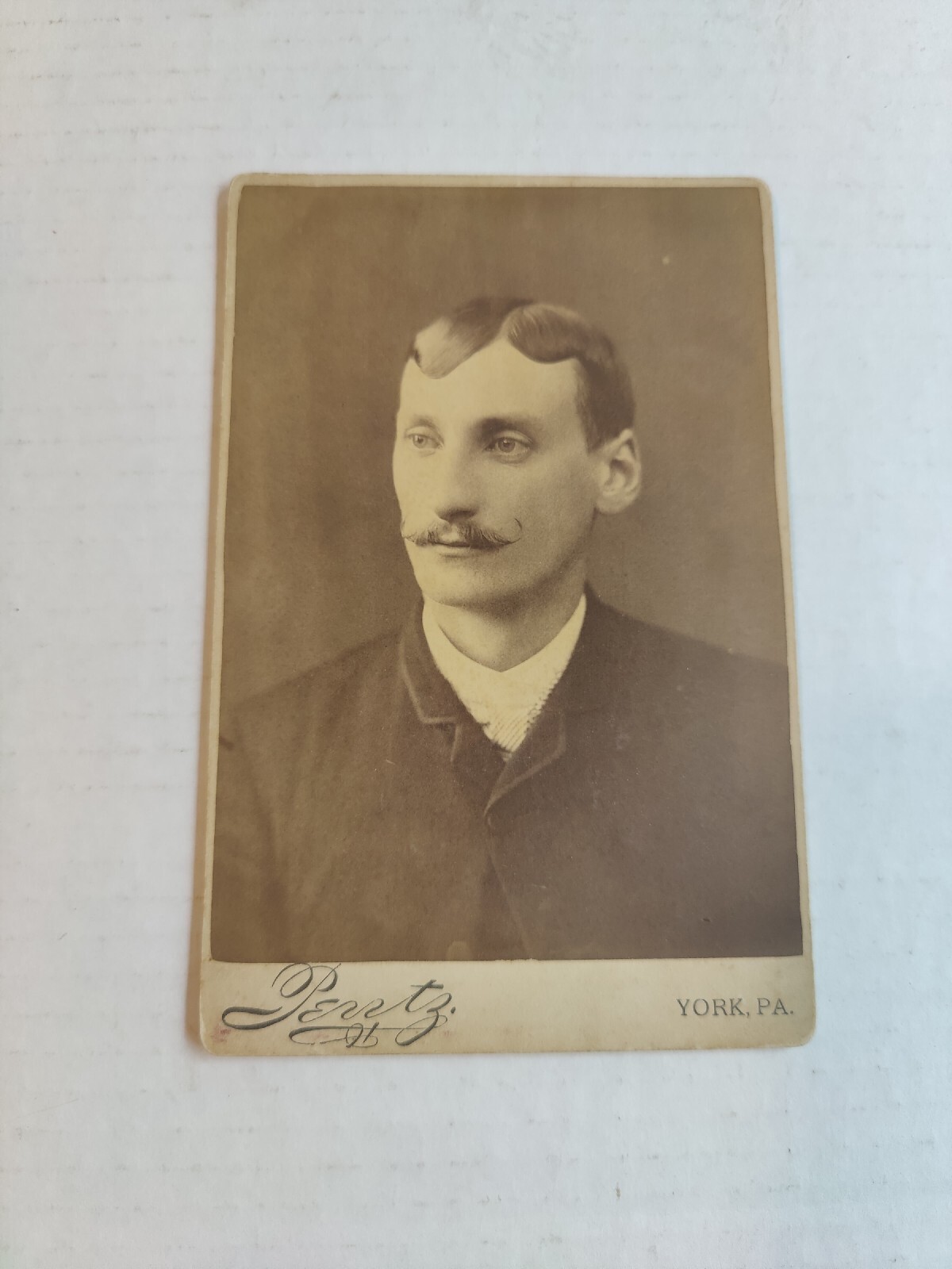Vintage Cabinet Card Mr. Jacob Hildebrandt by Pentz in York ...