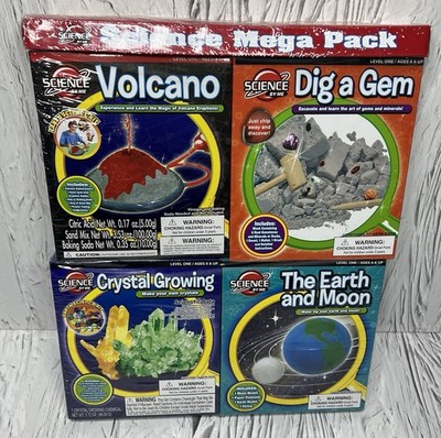 Science Mega Pack “Science By Me” 4 Pack NEW Sealed Crystal Growing ...