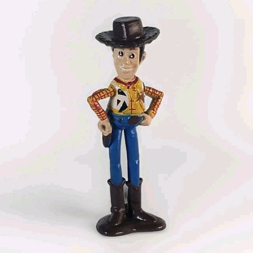 SMILING SHERIFF WOODY TOY STORY 2.5” PVC Figure DISNEY PIXAR Cake ...