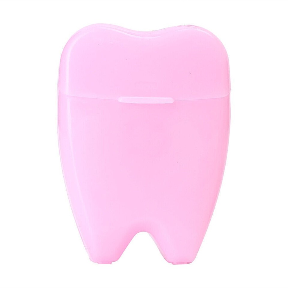 Teeth-Shaped Key Chain Type Flat-Line Portable Dental Floss Gum ...