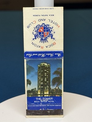 Boca Raton Hotel & Club Florida VTG Matchbook Cover Lt#68 | eBay