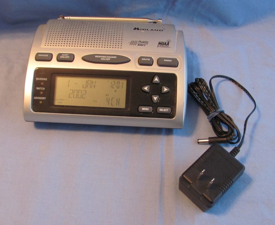 Midland All Hazards Weather Alert Radio WR-300 | eBay