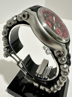 Oakley Holeshot Watch Chronograph 6-Hand, Red Dial Oakley Holeshot Watch Chronograph 6-Hand, Red Dial