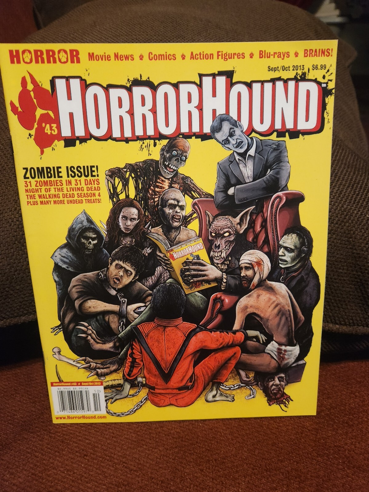 HORRORHOUND MAGAZINE #43 - "ZOMBIE ISSUE" - COVER - SEPT/OCT - 2013 | eBay