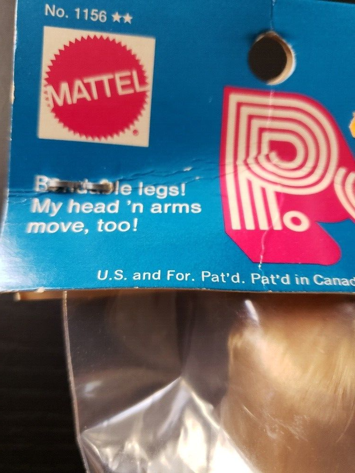 RARE HTF Vintage Barbie DANCE ACTION BAGGIE PJ #1156 NIP NRFB MIB MIP ...