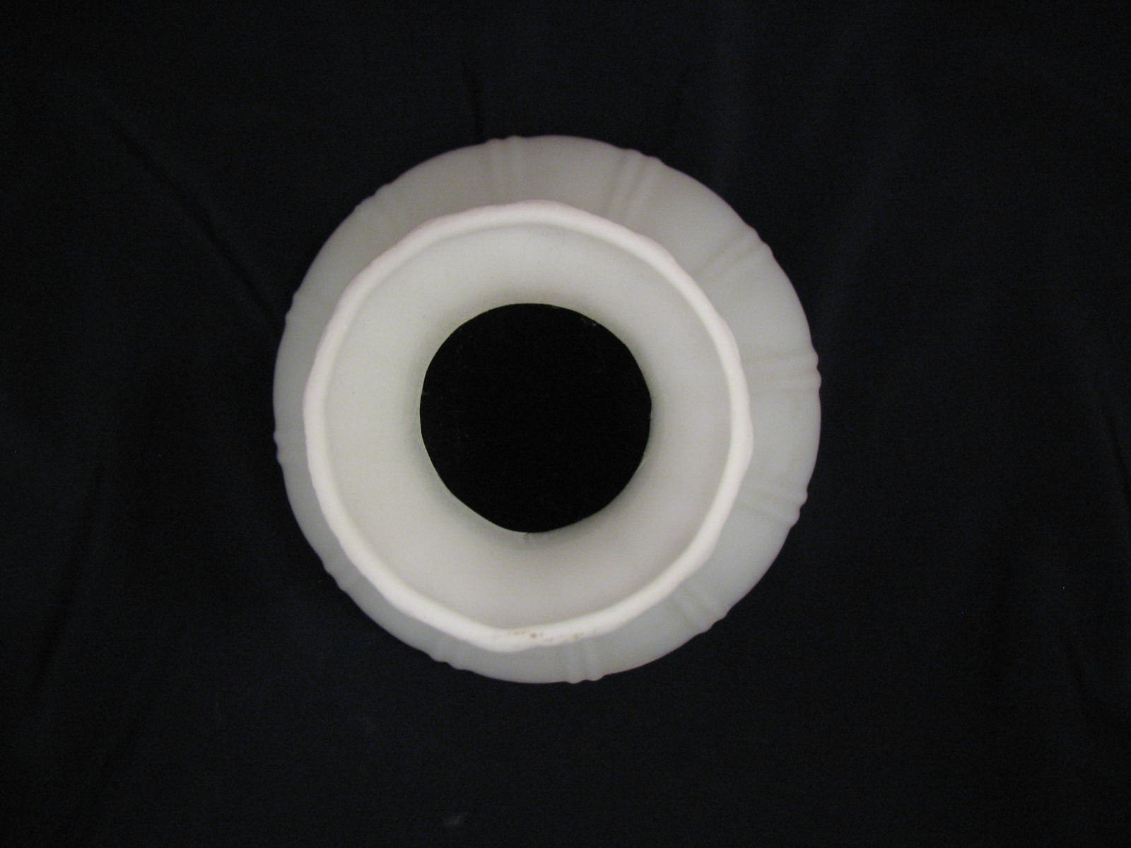 Vintage Milk Glass Angle Lamp Shade Light Genie Bottle Ribbed Lantern ...