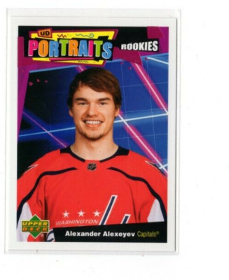 2020-21 Upper Deck Series 2 Alexander Alexeyev P-75 Portraits Rookie ...