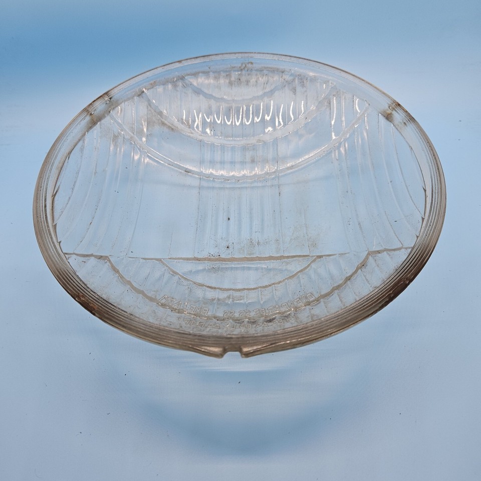 CM Hall Lamp Co Depress Beam Auto Headlamp Vintage Glass Lens 7.25 ...