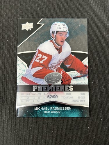 2018-19 Michael Rasmussen Upper Deck Ice Rookie Premieres RC /99 | eBay