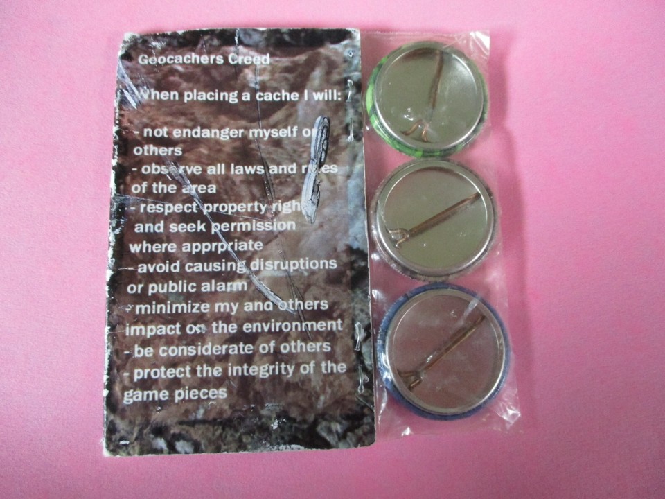 Hide Seek Play Lot of 3 Pins British Columbia Geocaching Ass Pin | eBay