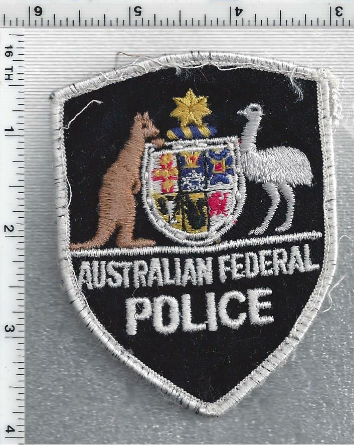 Australian Federal Police Uniform Take Off Shoulder Patch | eBay
