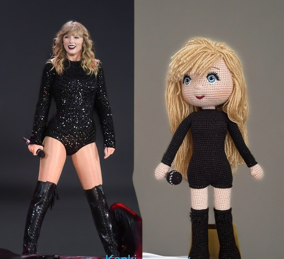Taylor Swift Red Crochet, Taylor Swift Doll, Taylor Swift Fan ...