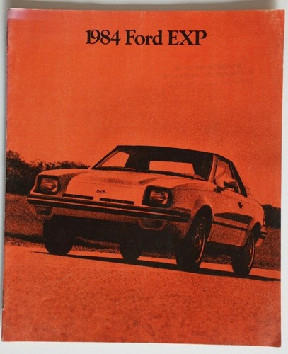 FORD EXP 1984 dealer brochure catalog - English - Canada | eBay