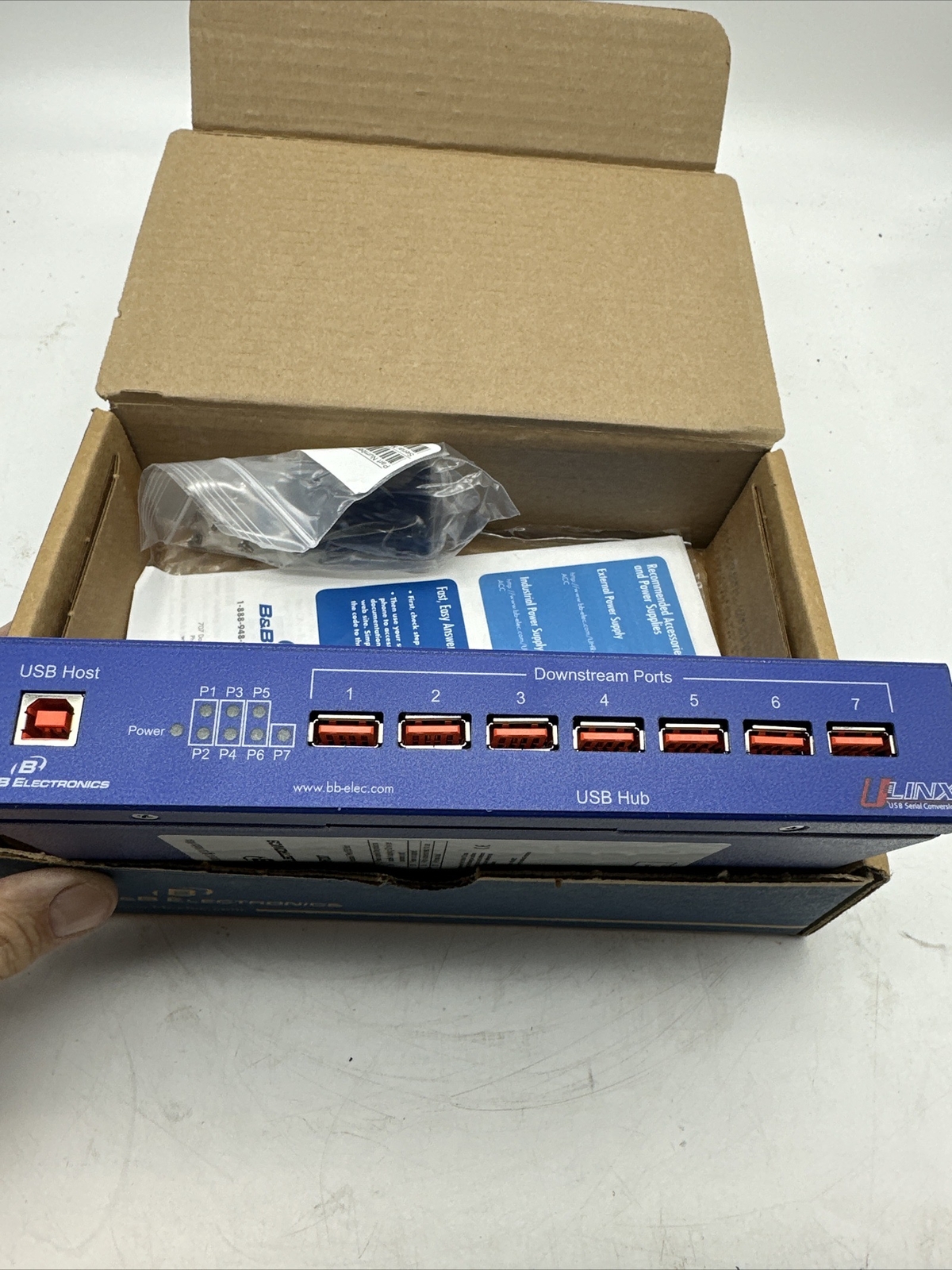Advantech Industrial 7 Port USB Hub - UHR207 w/ for sale online | eBay