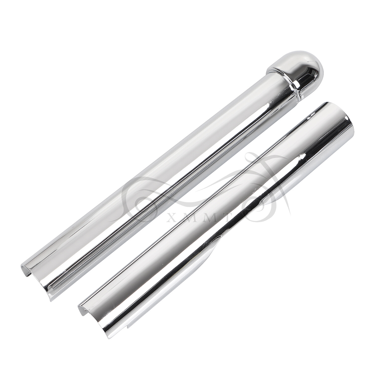 Chrome Metal Swingarm Tube Cover Kit For Harley Fat Boy Heritage ...