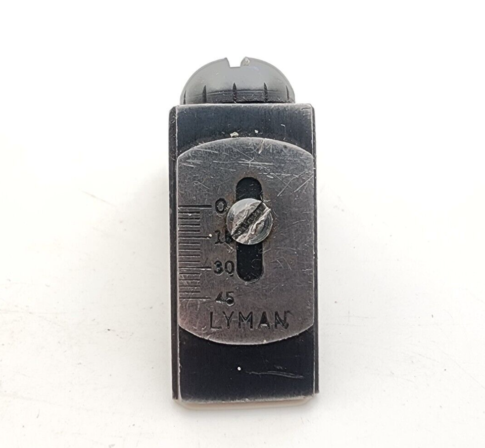 Lyman 57 SME Rear Receiver Sight Slide Only No Base (Bent) | eBay