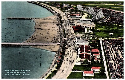 Postcard New Orleans LA Pontchartrain Beach Amusement Park | eBay