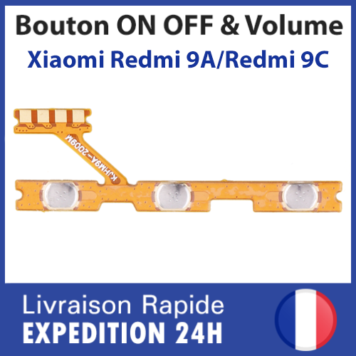 XIAOMI REDMI 9A / 9C Tablecloth Power Button ON/OFF Power Button Volume ...