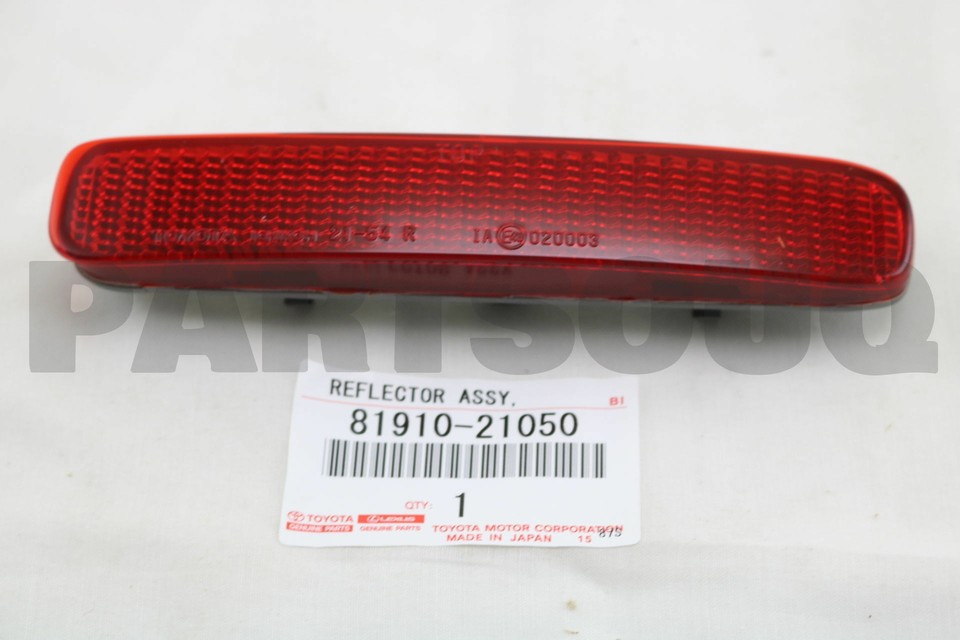 8191021050 Genuine Toyota REFLECTOR ASSY, REFLEX, RH 81910-21050 | eBay