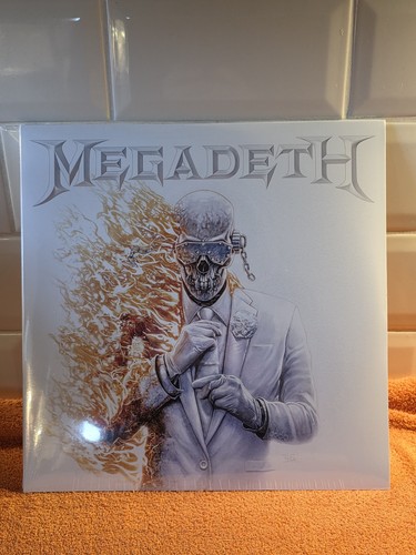 Megadeth Ruin Copper/Emerald Marble Vinyl & Signed Autographed Art Card ...