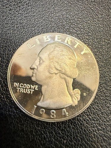 1984 S Proof Clad Quarter - J07468 | eBay