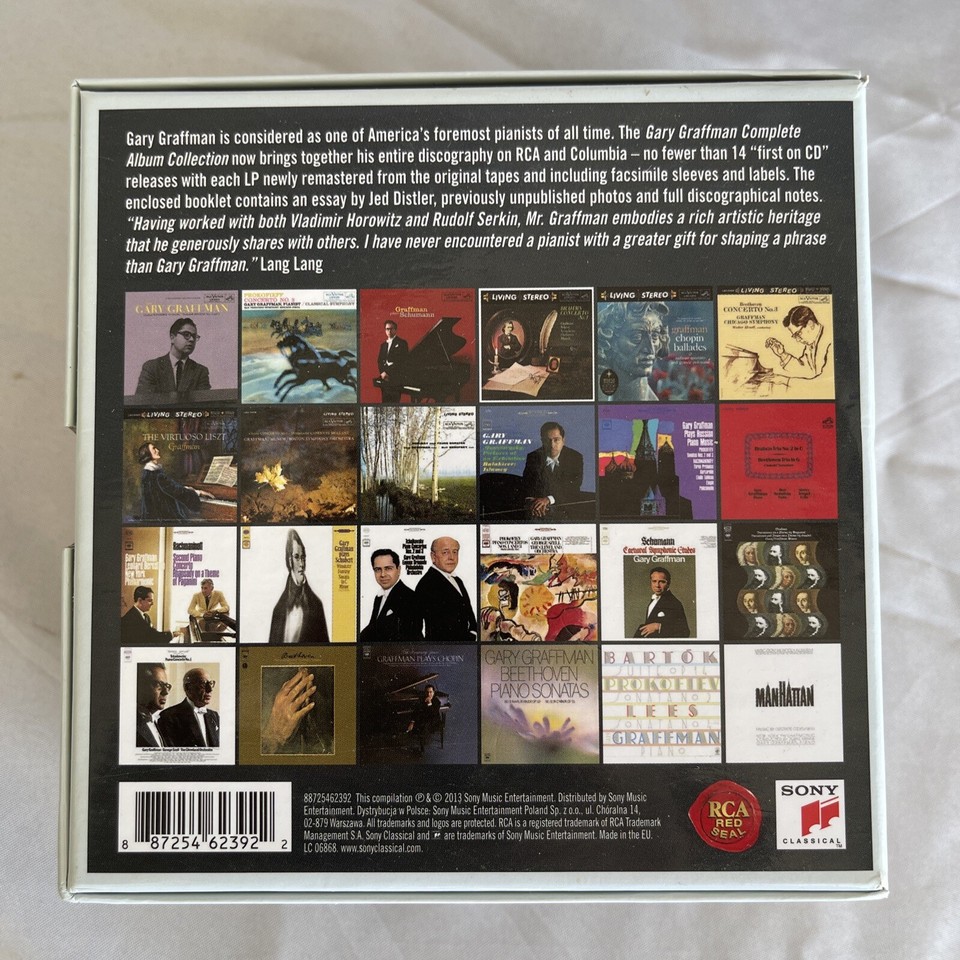 Gary Graffman Complete RCA and Columbia Album Collection 24 CD Box Set ...