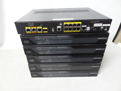 6x Cisco 891FW Wireless Gigabit Integrated Services Router C891FW-A-K9 ...
