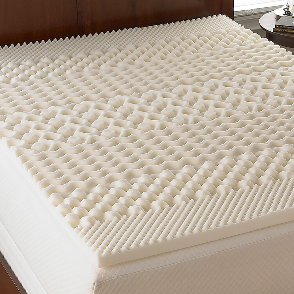 Mainstays 1.25" 7-Zone Foam Mattress Topper, Twin/Twin-XL,Antibacterial ...