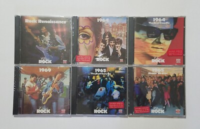 Time Life Music Classic Rock 6 CD LOT: Rock Renaissance Beat Goes On ...