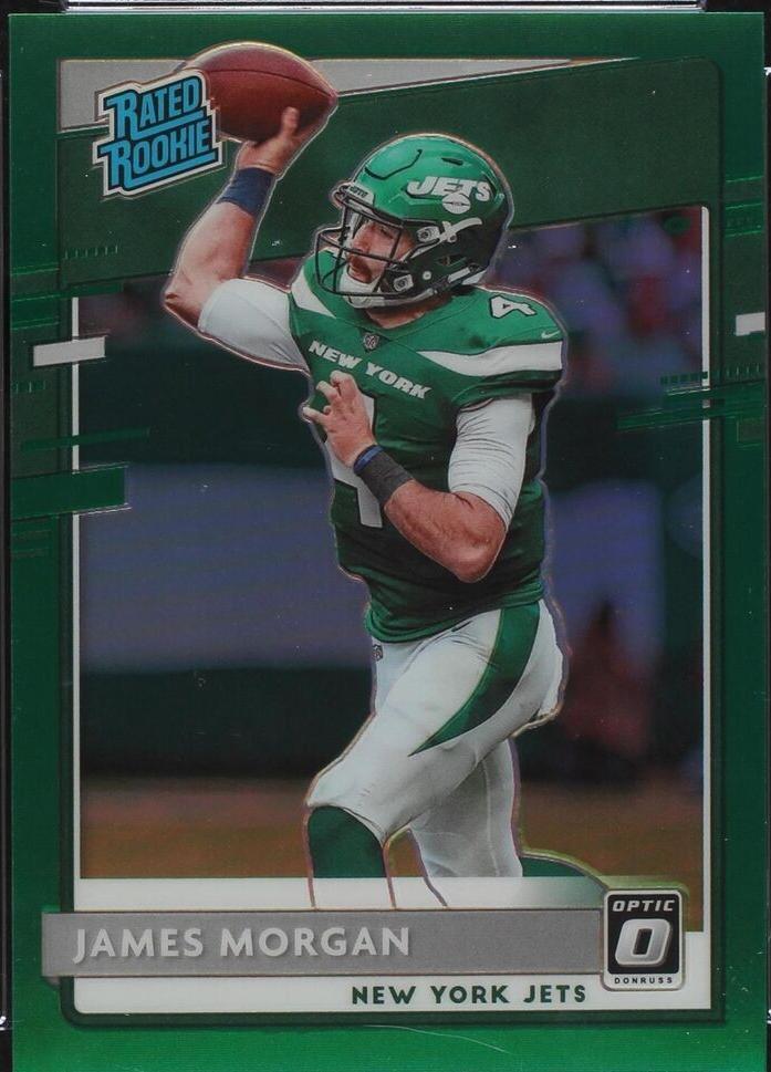 2020 Panini Donruss Optic - Rated Rookies James Morgan #189 Green Prizm ...