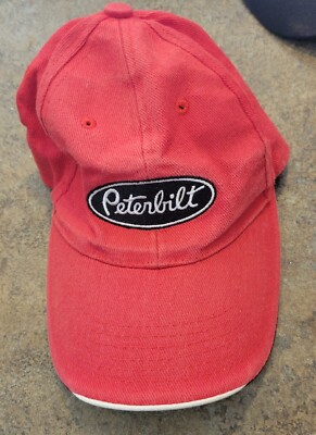 Peterbilt Trucks Red Adjustable Baseball Cap Hat | eBay