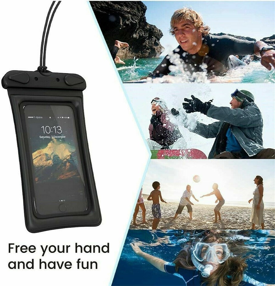 Waterproof Floating Pouch Dry Bag Cover Case For iPhone Cell Phone ...