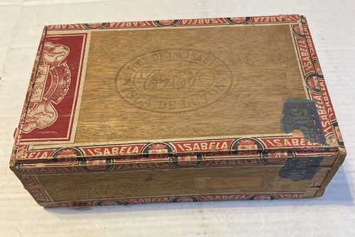 LA Flor De La Isabela Cigar Box Isla De Luzon Antique Manila P.I. 1930s ...