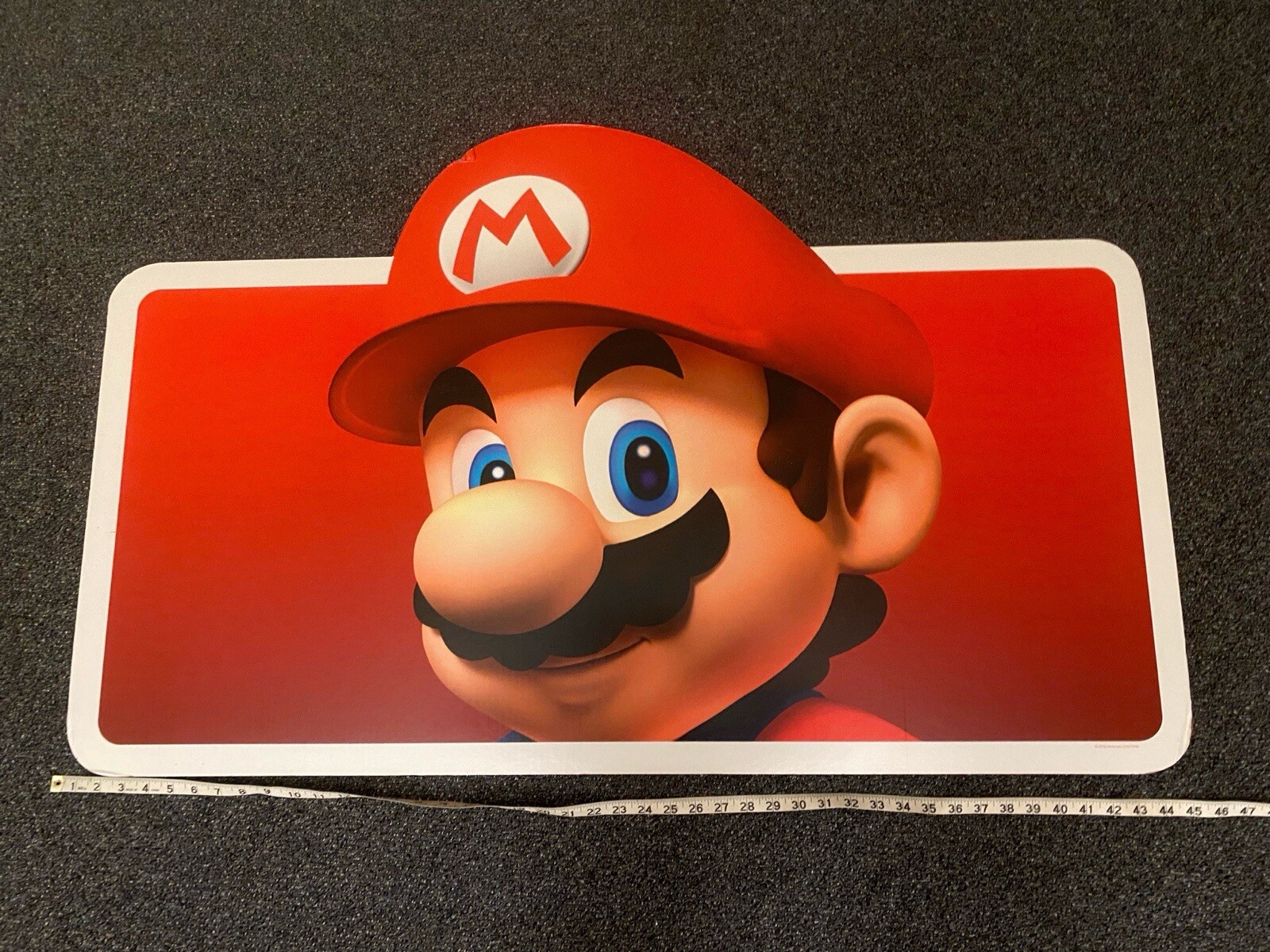 Super Mario Store Promotional Sign Display 48 Inches SEE PHOTOS | eBay