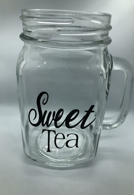 Set Of 2 ‘Sweet Tea’ Mason Jar Glasses | eBay