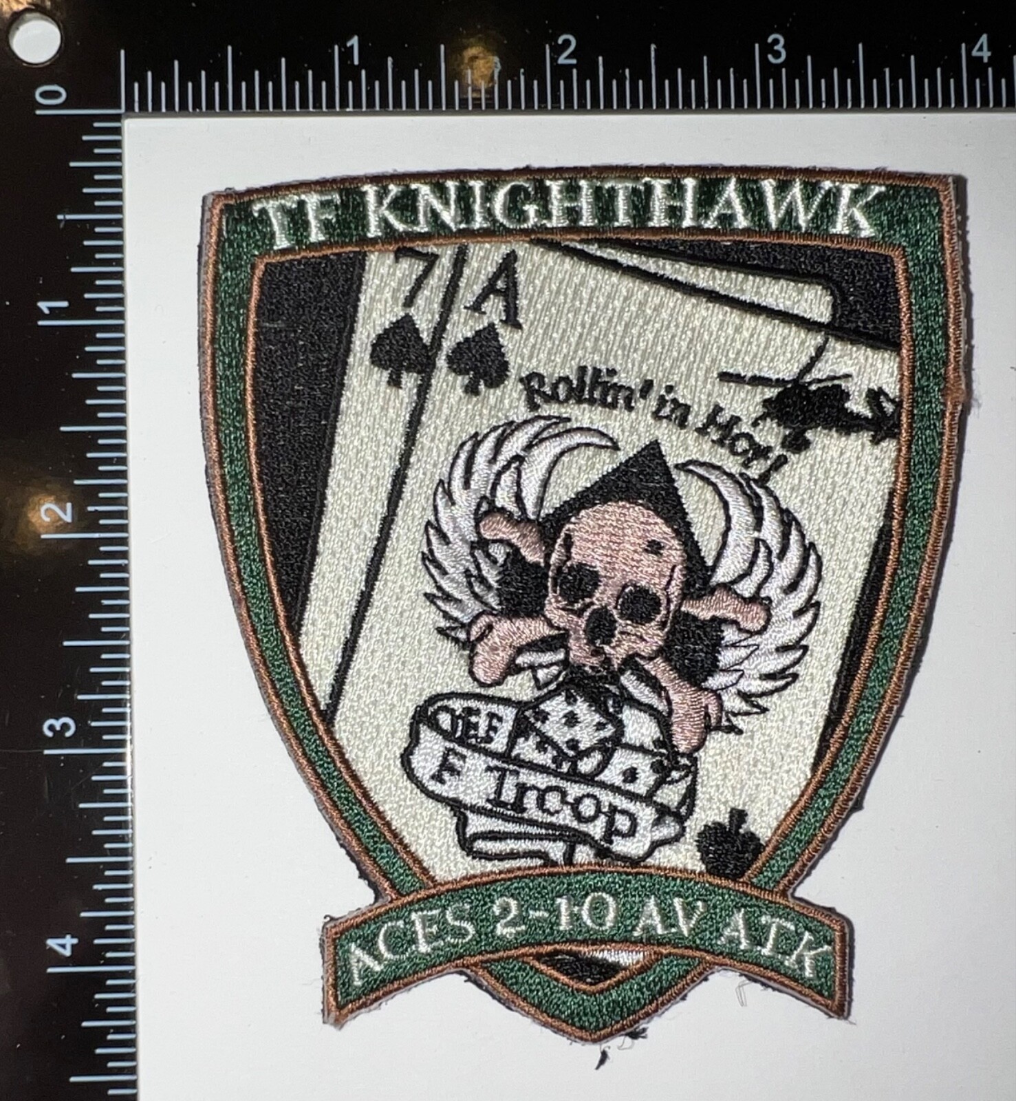 US Army OEF 7 F Troop Aces 2-10 Aviation Attack TF Knighthawk HOOK ...