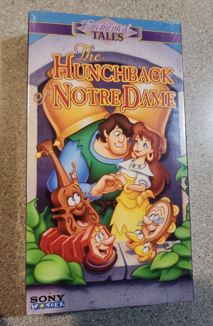 Enchanted Tales The Hunchback of Notre Dame VHS Sony Wonder New Sealed ...