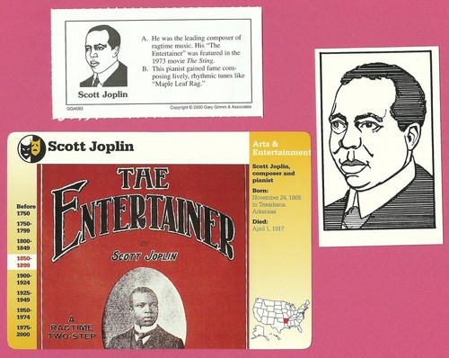 Scott Joplin Ragtime Piano Fab Card Collection | eBay