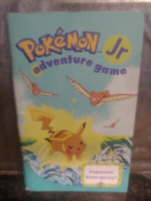 POKEMON Jr Adventure Game Emergency 1999 Nintendo GameFreak Instruction ...